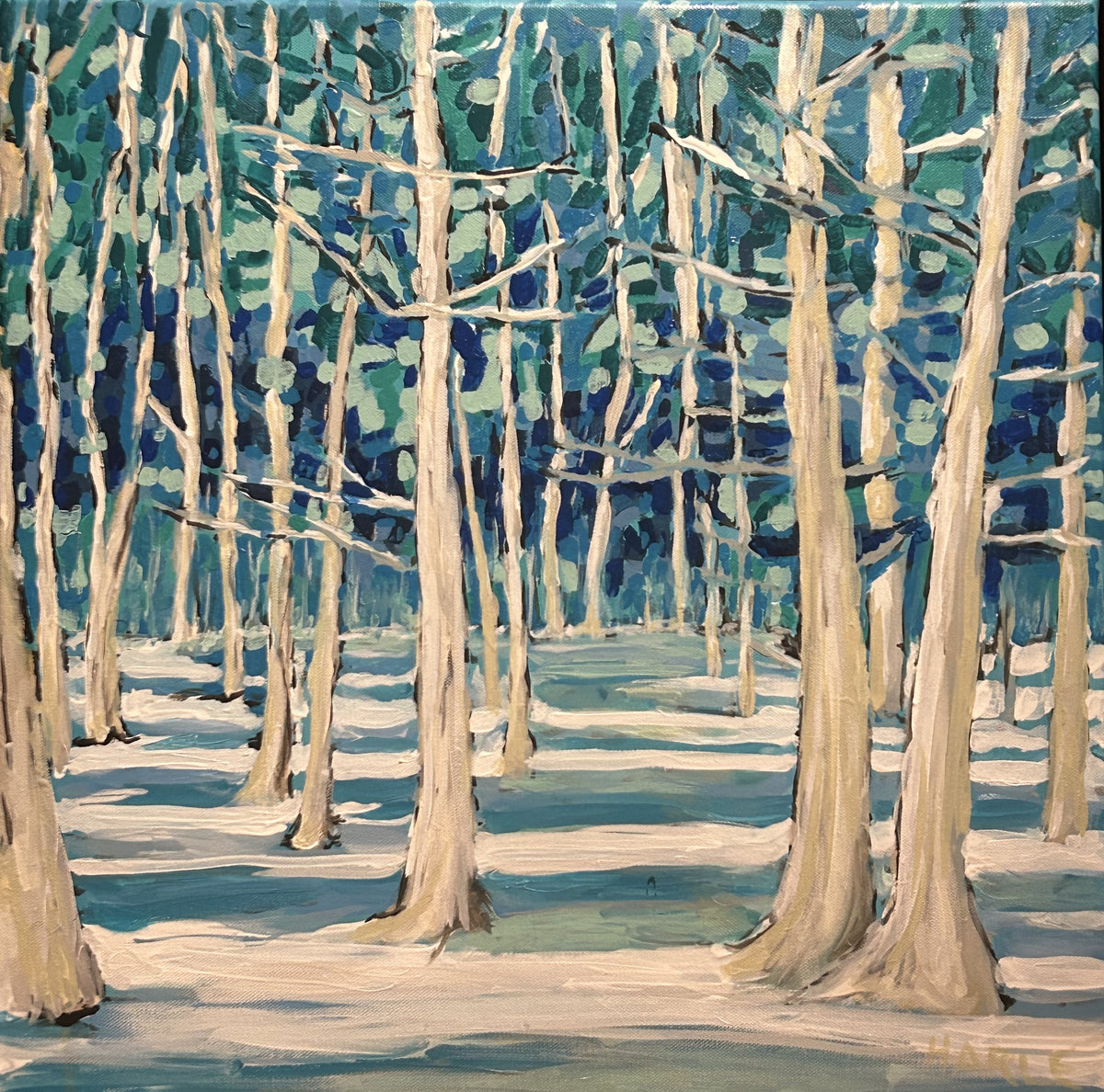 Blue Winter Forest – Tom Harle ART